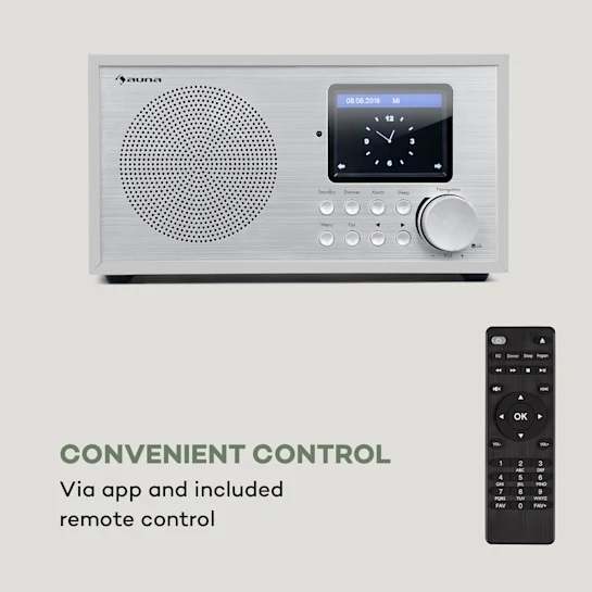 Radio internetowe Auna Silver Star Mini BT/MF/DAB+ - 12316893297 - oficjalne archiwum Allegro
