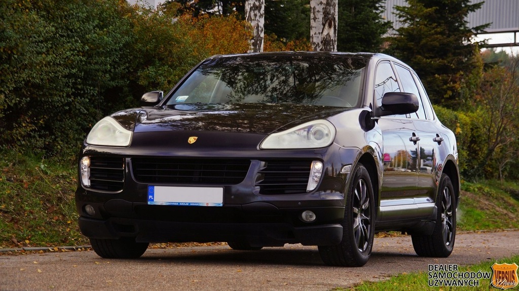 Porsche Cayenne Turbo Lift 4.8 V8 500KM - Salon PL - 14695104871 ...