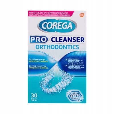 Corega Pro Cleanser Orthodontic Tabs 1 Tabletki i roztwory czyszczące ...