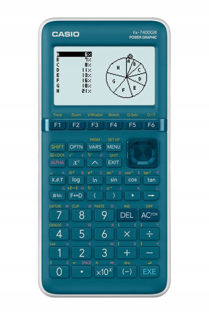 6/1000 Kalkulator naukowy Casio FX-7400GIII-S - 14085684743 - oficjalne ...