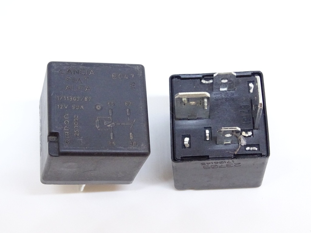 PRZEKAŹNIK 12V 50A FIAT LANCIA OMRON 250002 B047E - 7345447973 ...