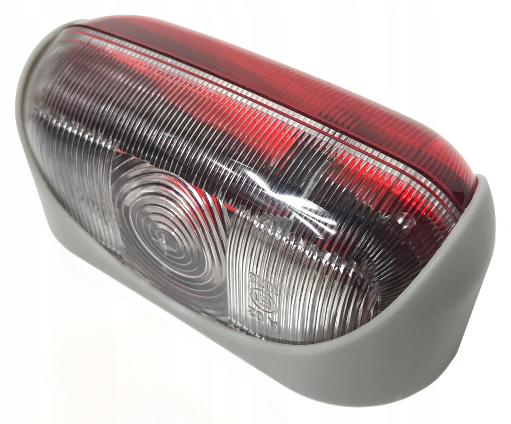 LAMPKA OBRYSOWA BIAŁO CZERWONA JOKON obrysówka - 11620786511 ...