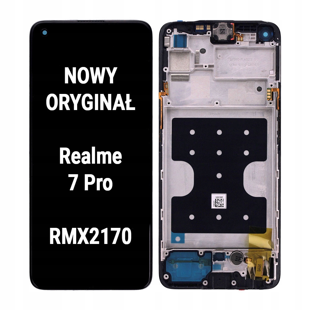 ORG WYŚWIETLACZ LCD RAMKA Realme 7 Pro RMX2170 - 14256310093 ...