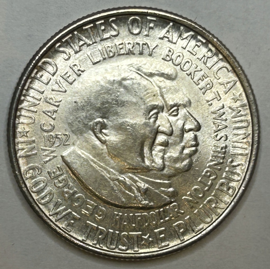 USA Half Dollar 1952 Carver Washington srebro *797 - 15225022841 - oficjalne archiwum Allegro