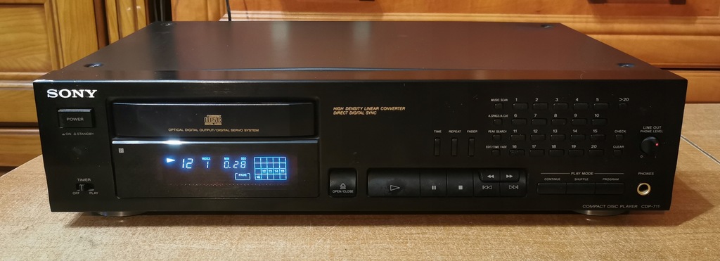 Odtwarzacz CD Sony CDP-711 #Wysoki model# - 13178414665 - oficjalne archiwum Allegro