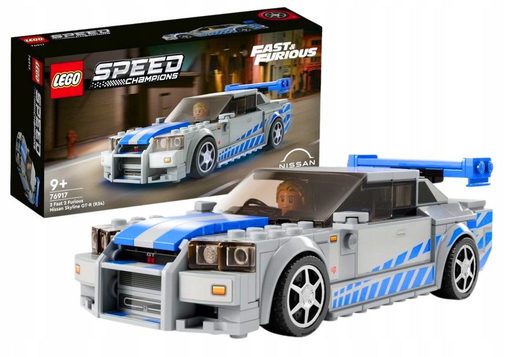 Klocki LEGO SPEED CHAMPIONS Fast & Furious Nissan Skyline GT-R (R34 ...