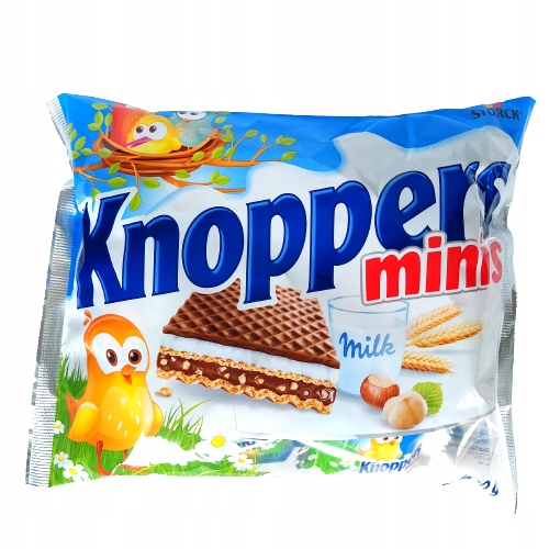 KNOPPERS MINIS 200g DATA: 2024.08.26 - 15315340449 - oficjalne archiwum Allegro