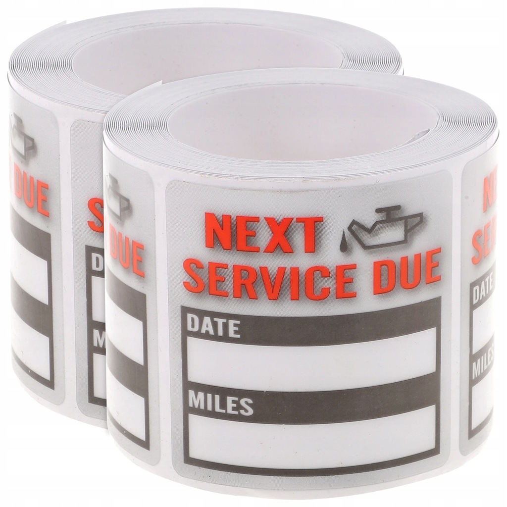Service Due Reminder Stickers Removable Labels - 13779213433 ...