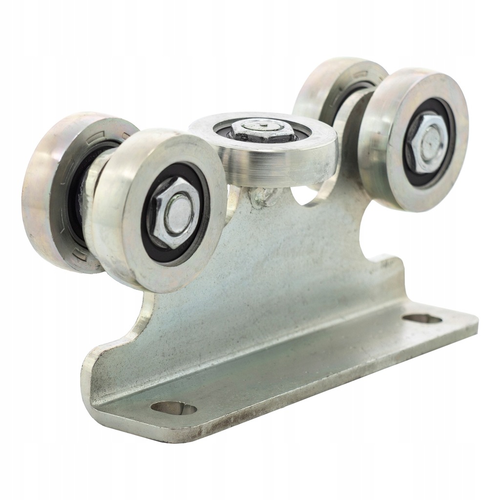 Wózek 5 rolki wózki rolka do bramy przesuwnej podwieszanej 80x80 polski ...