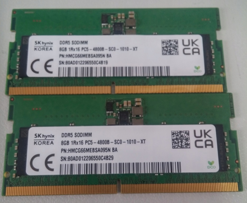 Pamięć RAM DDR5 Hynix 8GB 4800 HMCG66MEBSA095N - 13329336553 ...