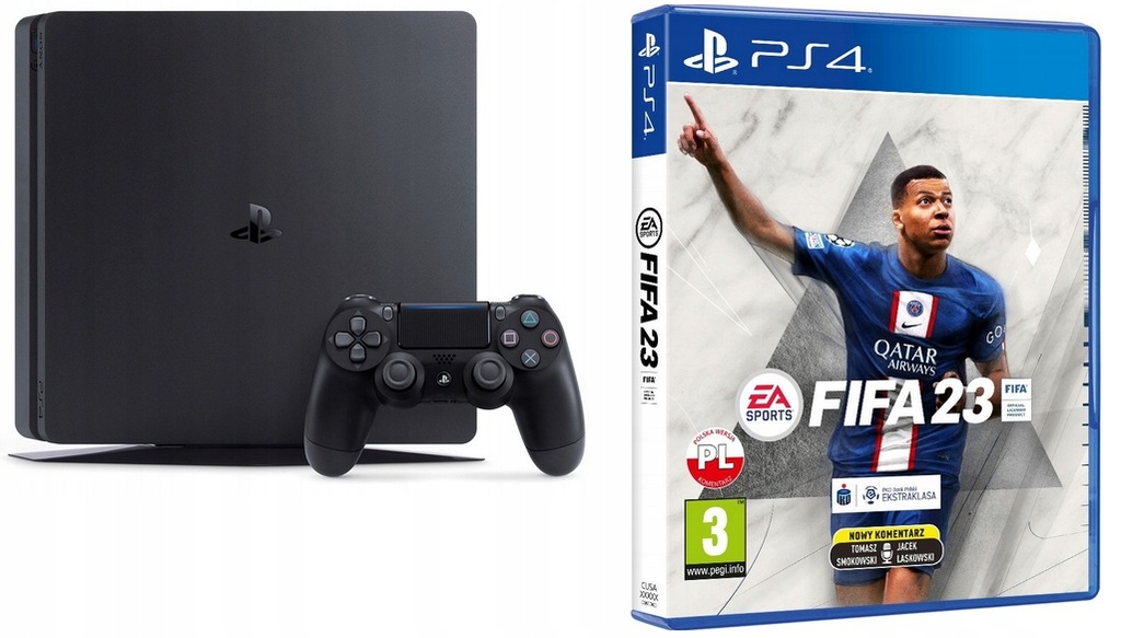 KONSOLA PS4 1TB + Pad + FIFA 23 + GRATIS - Prezent - 12879851147 ...
