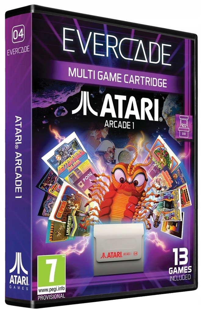 EVERCADE A4 - Zestaw 13 gier Atari Arcade 1 - 13821750216 - oficjalne archiwum Allegro