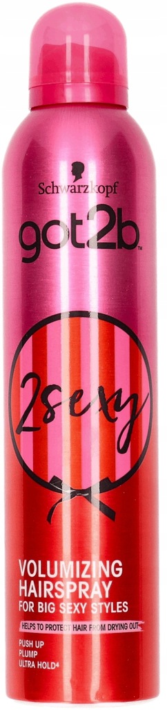 SCHWARZKOPF GOT2B 2Sexy lakier do włosów 300 ml - 11931485148 - oficjalne archiwum Allegro