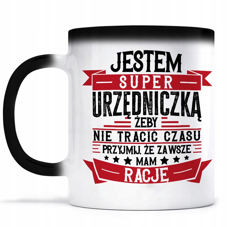 Magiczny Kubek Prezent Dla Urzędniczki - 12564707805 - oficjalne archiwum Allegro