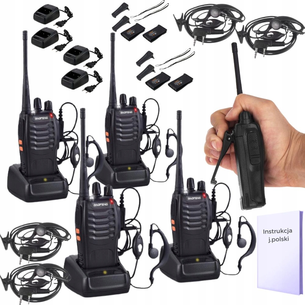 BAOFENG KRÓTKOFALÓWKI BF-777s LOKI TOKI PMR 4 szt. - 13690521685 ...