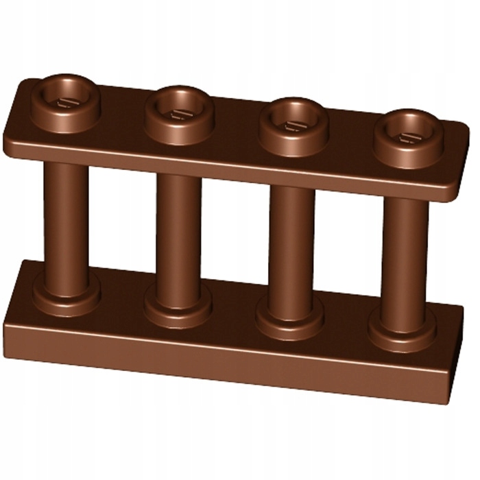 LEGO Reddish Brown Fence 1x4x2 Płotek 15332 - 13620192065 - oficjalne ...