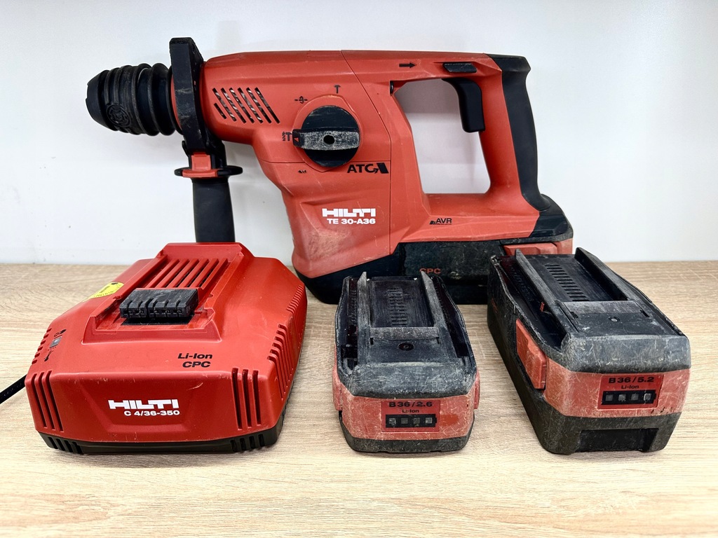 Młotowiertarka Hilti TE 30-A36+ Ładowarka + 3 Aku |rok 2022| - 14585435932 - oficjalne archiwum ...