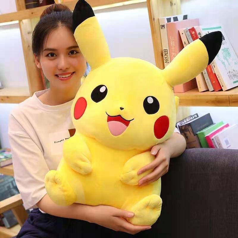 OGROMNA DUŻA MASKOTKA POKEMON PIKACHU PIKACZU 50cm - 11557293828 ...