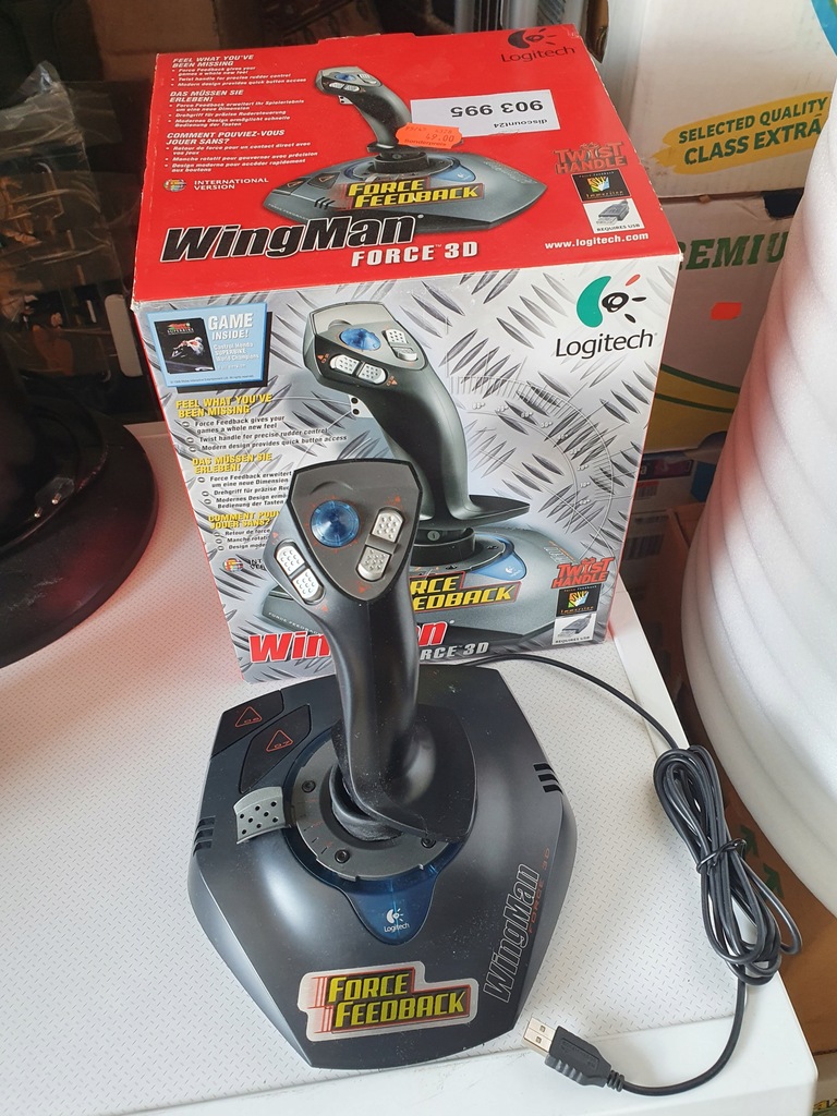 Joystick LOGITECH WingMan Force 3D Force - 12214351150 - oficjalne ...