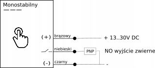 Купить Емкостная сенсорная кнопка для шкафов PNP NO 24V: отзывы, фото и ...