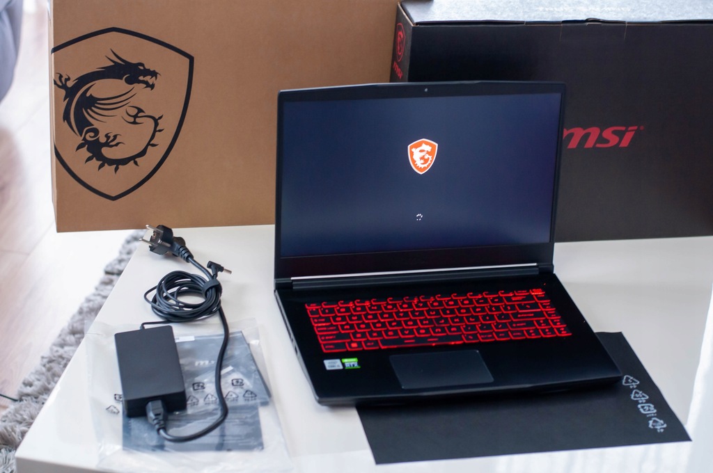 MSI GF63 Thin10UC-695PL RTX3050 144hz 512GB GW/BCM - 13463051568 - oficjalne archiwum Allegro