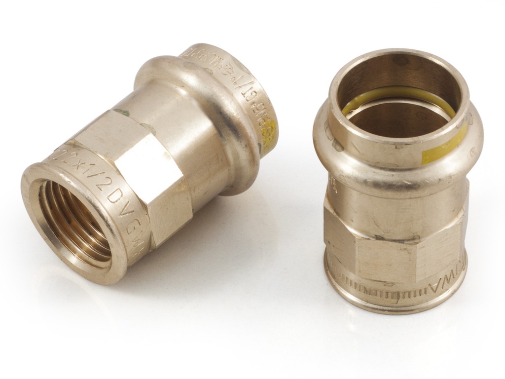 ZŁĄCZKA MUFA GW GAZ 22x1/2 MIEDŹ CU PRESS ZACISK - 6187781260 - oficjalne archiwum Allegro