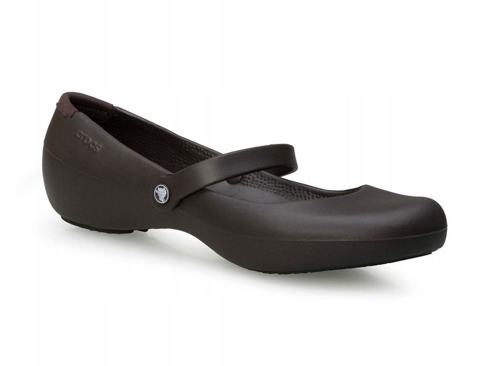 CROCS Alice Work brązowe balerinki gumowe baletki - 8263603697 ...