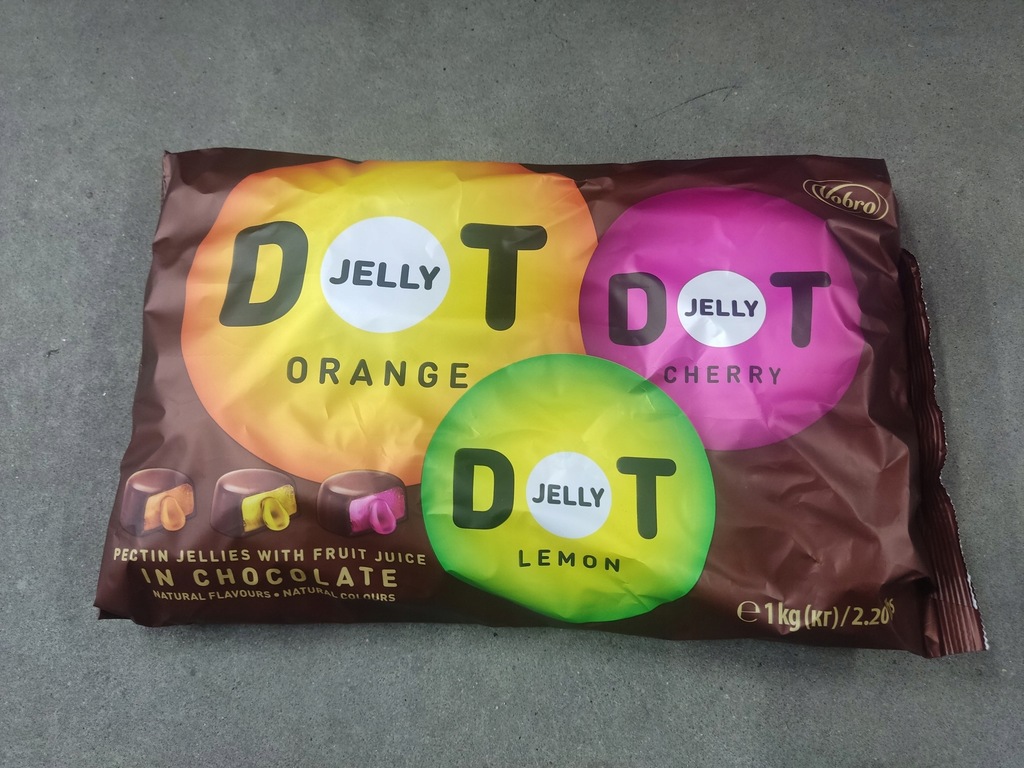 Galaretki w czekoladzie Jelly Dot 1kg VOBRO - 12296718474 - oficjalne ...