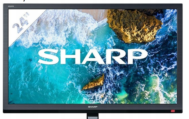 Telewizor Led Sharp 24", DVB-T2 - 13313201130 - oficjalne archiwum Allegro