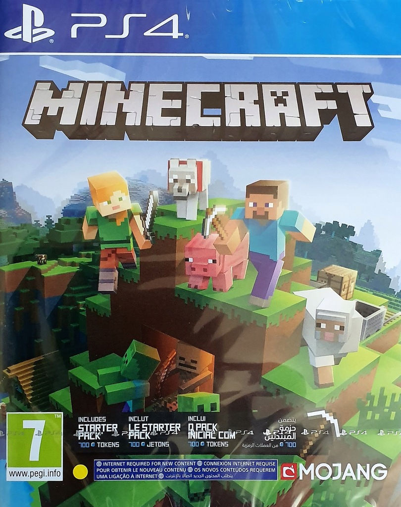 MINECRAFT BEDROCK EDITION PL PS4 NOWA MULTIGAMES - 13063232694 ...