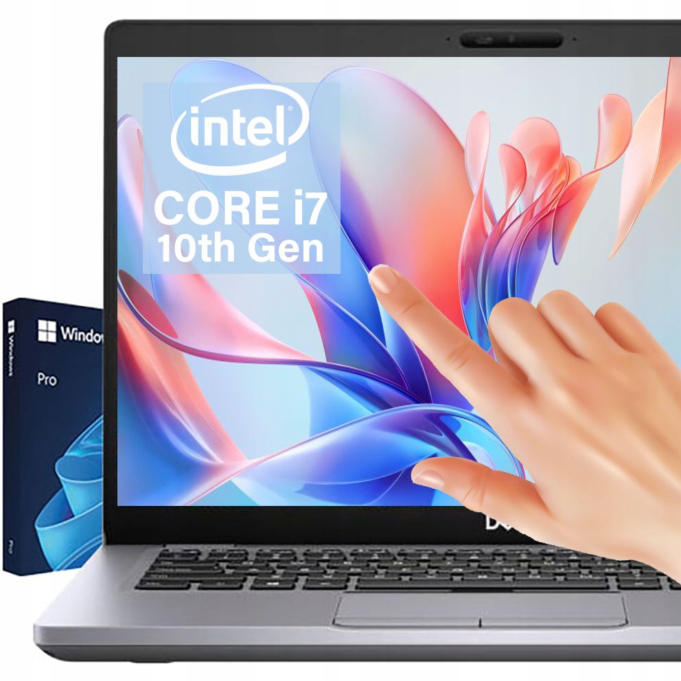 Ultrawydajny Dell 5411 14 cali i7 10Gen H 32GB 1TB SSD MX250 dotykowy ...