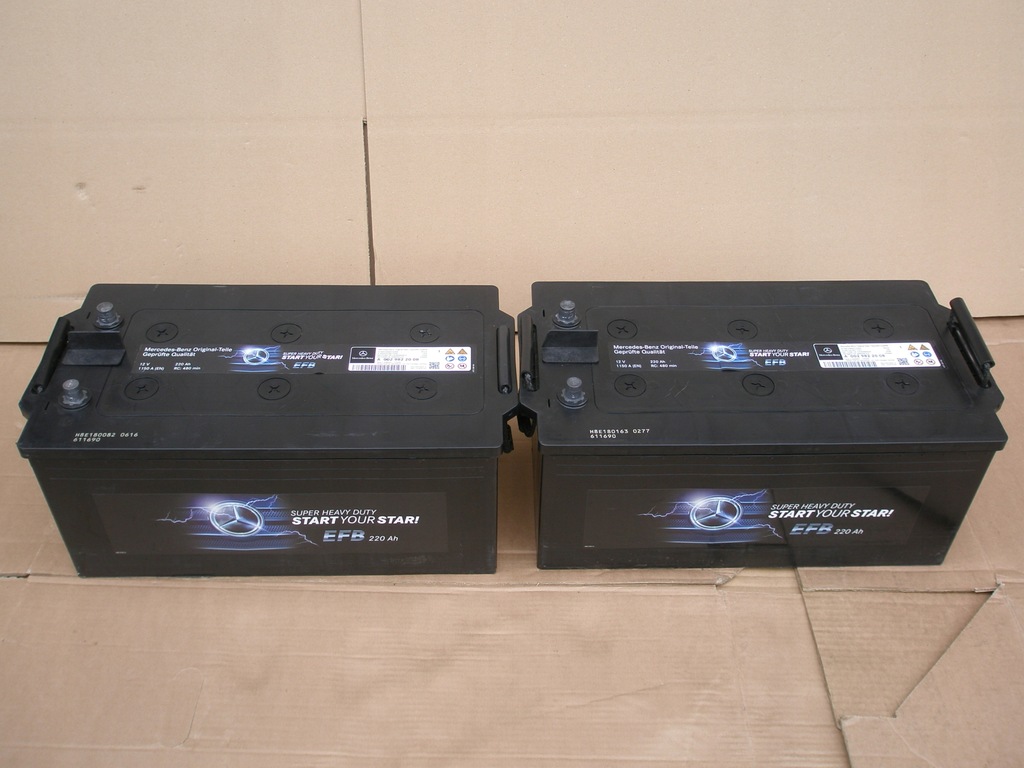 Akumulator Mercedes 12 V 220 Ah 1150 A EFB Bateria - 13307565703 ...