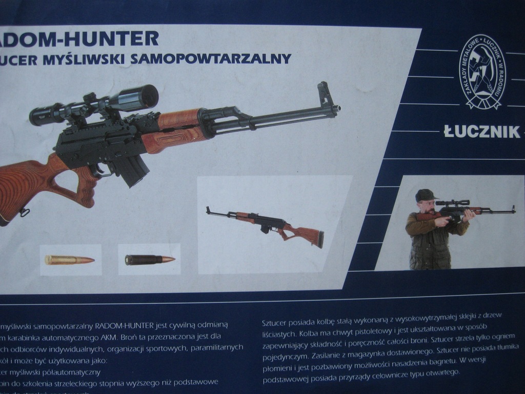 Sztucer myśliwski RADOM-HUNTER Łucznik - 8033065093 - oficjalne ...