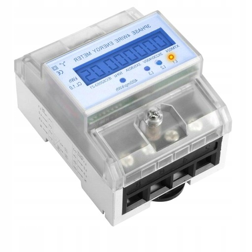 LICZNIK ENERGII 3-FAZ TRZYFAZOWY Trójfazowy LCD - 13668091614 ...