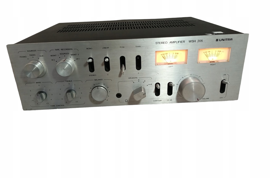 Wzmacniacz Unitra WSH 205 - 13235134364 - oficjalne archiwum Allegro