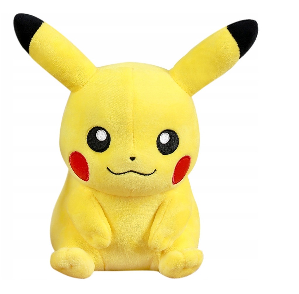 MASKOTKA POKEMON ZABAWKA PIKACHU PIKACZU PLUSZAK DUŻY PRZYTULANKA 27 cm ...