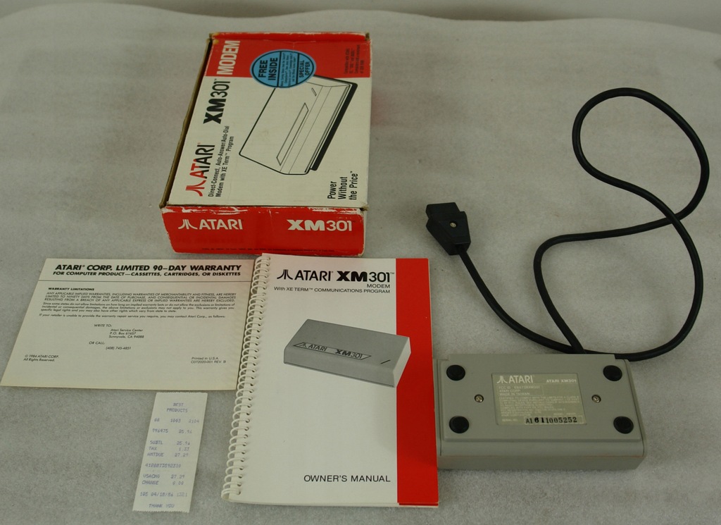 Atari xm301 MODEM - 7920231606 - oficjalne archiwum Allegro
