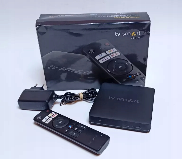 DEKODER TV SMART 4K BOX DV8519 - 13605554258 - oficjalne archiwum Allegro