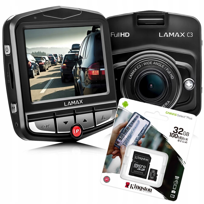 Lamax C3 + Karta pamięci KINGSTON 32GB w zestawie - 13312053353 ...