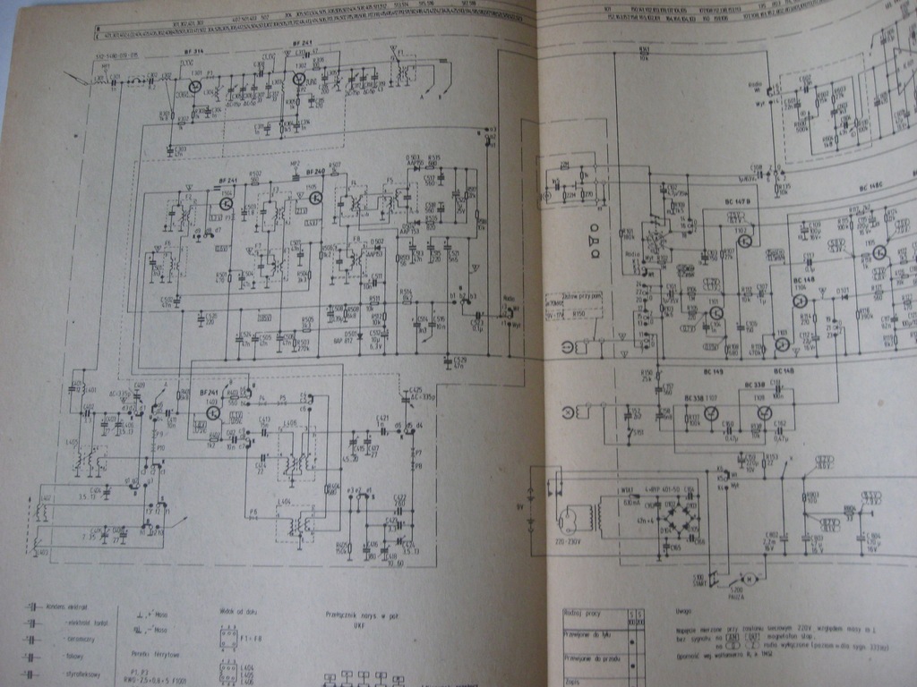 Magnetofon RM-221 Instrukcja serwisowa Schemat - 7745407309 - oficjalne archiwum Allegro