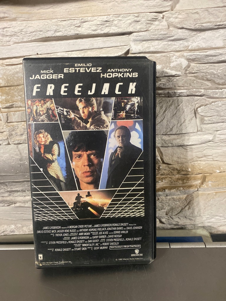 Freejack VHS Emilio Estevez/Mick Jagger - 14600505790 - oficjalne archiwum Allegro