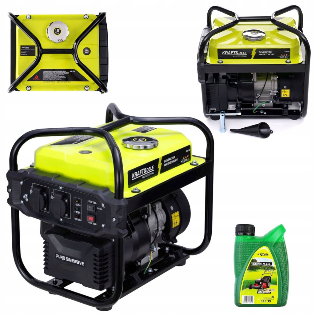 AGREGAT PRĄDOTWÓRCZY GENERATOR INWERTOROWY 2,1 KW - 12963864982 - oficjalne archiwum Allegro