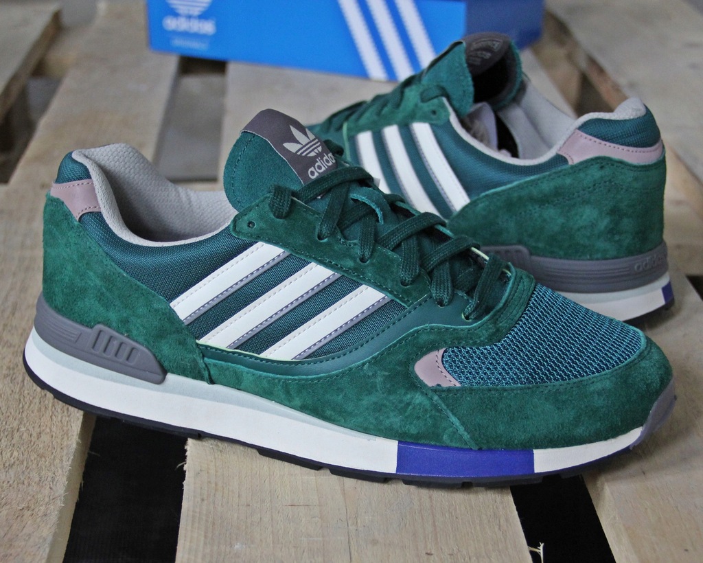 Buty Adidas Quesence Originals Zielone Sneakers 45 - 7584340454 ...