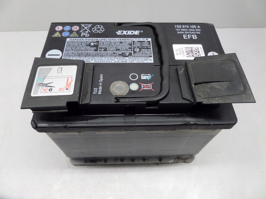 AKUMULTOR EXIDE 1S0915105A 12V 59Ah 320A DIN EFB - 12974151892 ...