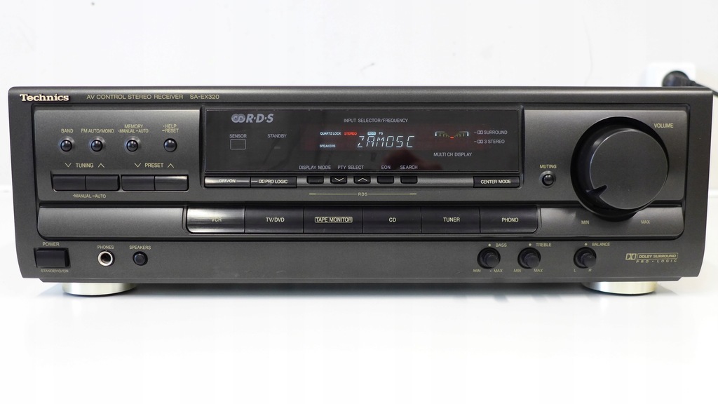 Amplituner Technics SA-EX320 5.1 czarny - 10710999680 - oficjalne archiwum Allegro
