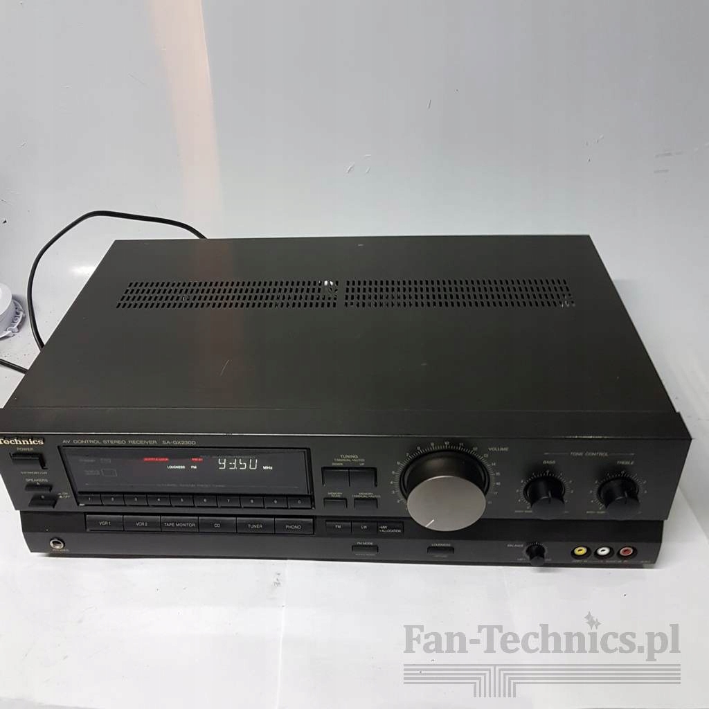 Fan-Technics Amplituner Technics SA-GX230D Łódź - 12696815082 - oficjalne archiwum Allegro