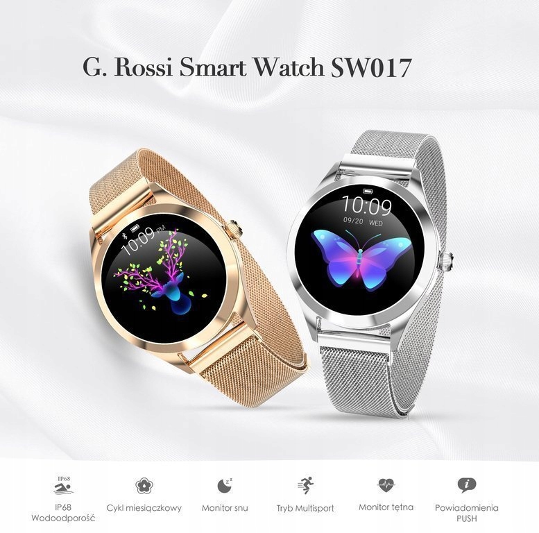 Купить SMARTWATCH G. Rossi SW017-2 золотой/белый: отзывы, фото и ...
