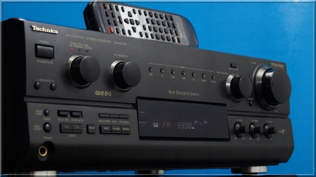 AMPLITUNER TECHNICS SA-AX720 JAK NOWY SKLEP 2000ZŁ - 7562195354 ...