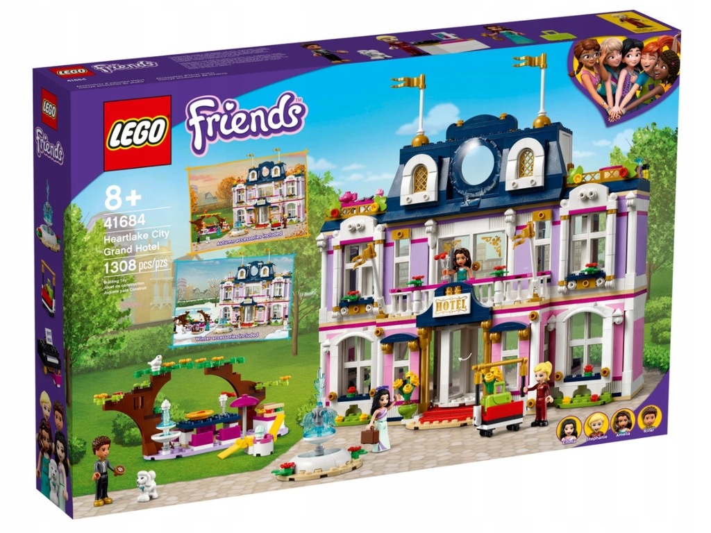 KLOCKI LEGO DLA DZIEWCZYNKI WIELKI HOTEL W MIEŚCIE - 12033688154 ...