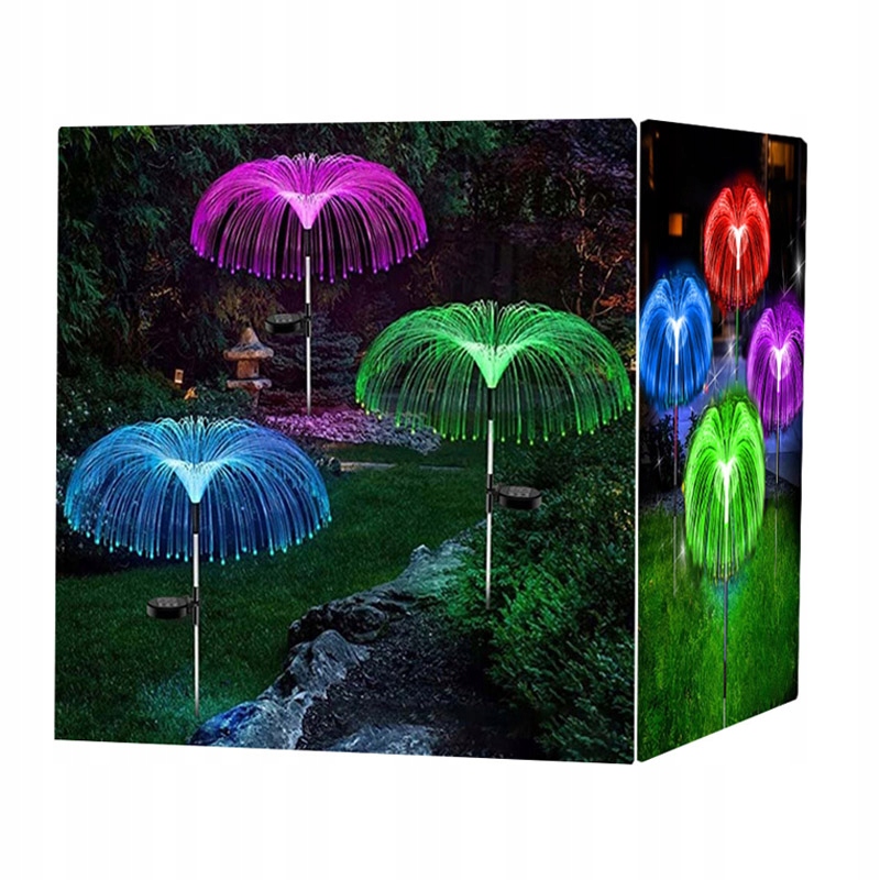 2Szt LAMPA SOLARNA OGRODOWA MEDUZA LAMPKA - 13960512368 - oficjalne archiwum Allegro